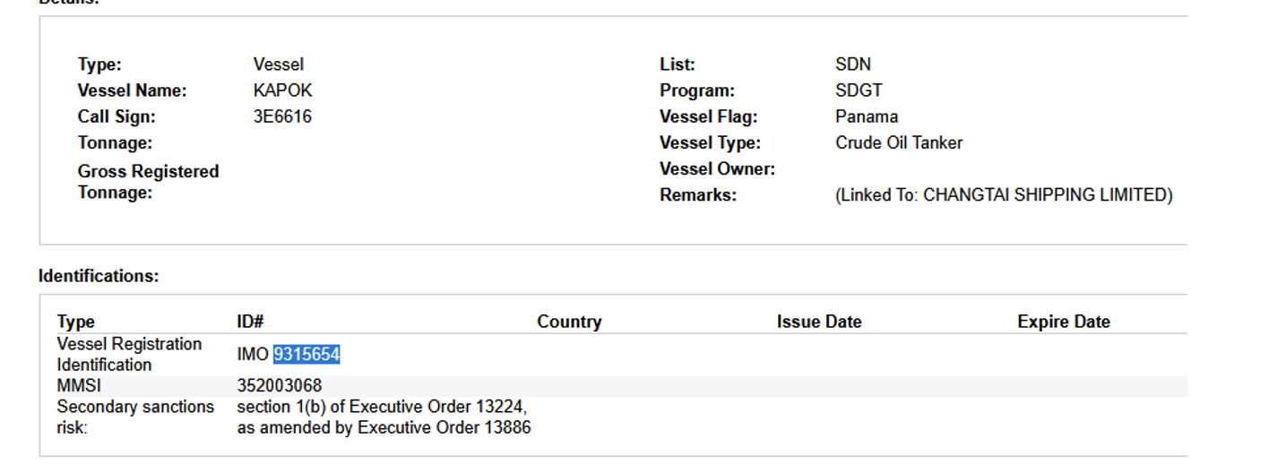 Indicators of Vessel Affiliation with Russia’s Shadow Fleet and Evasion ...